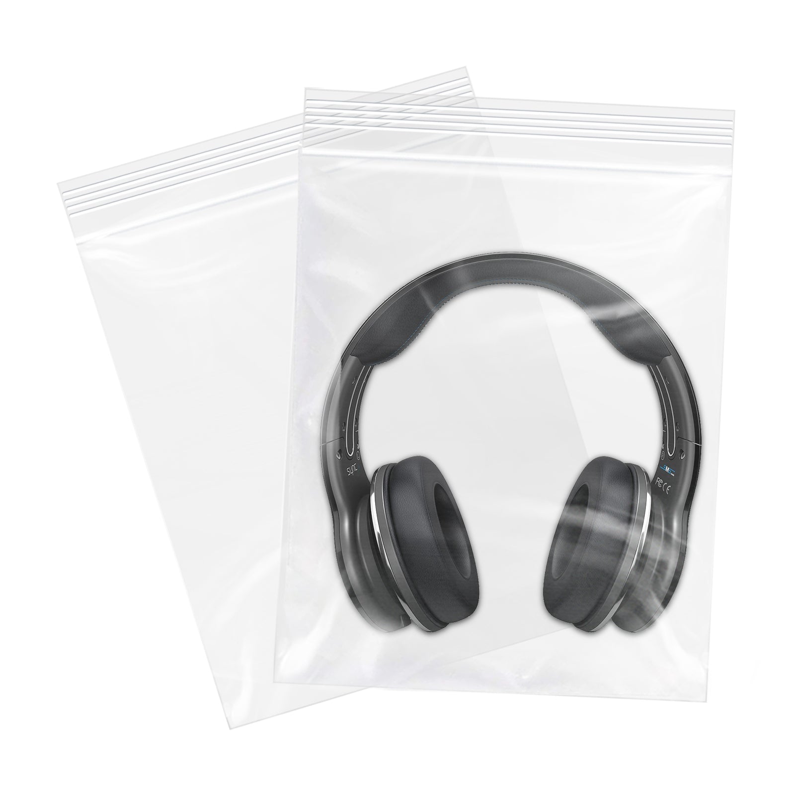 10" x 13" Clear Reusable Plastic Zip Lock Storage Bags – BETCKEY Label