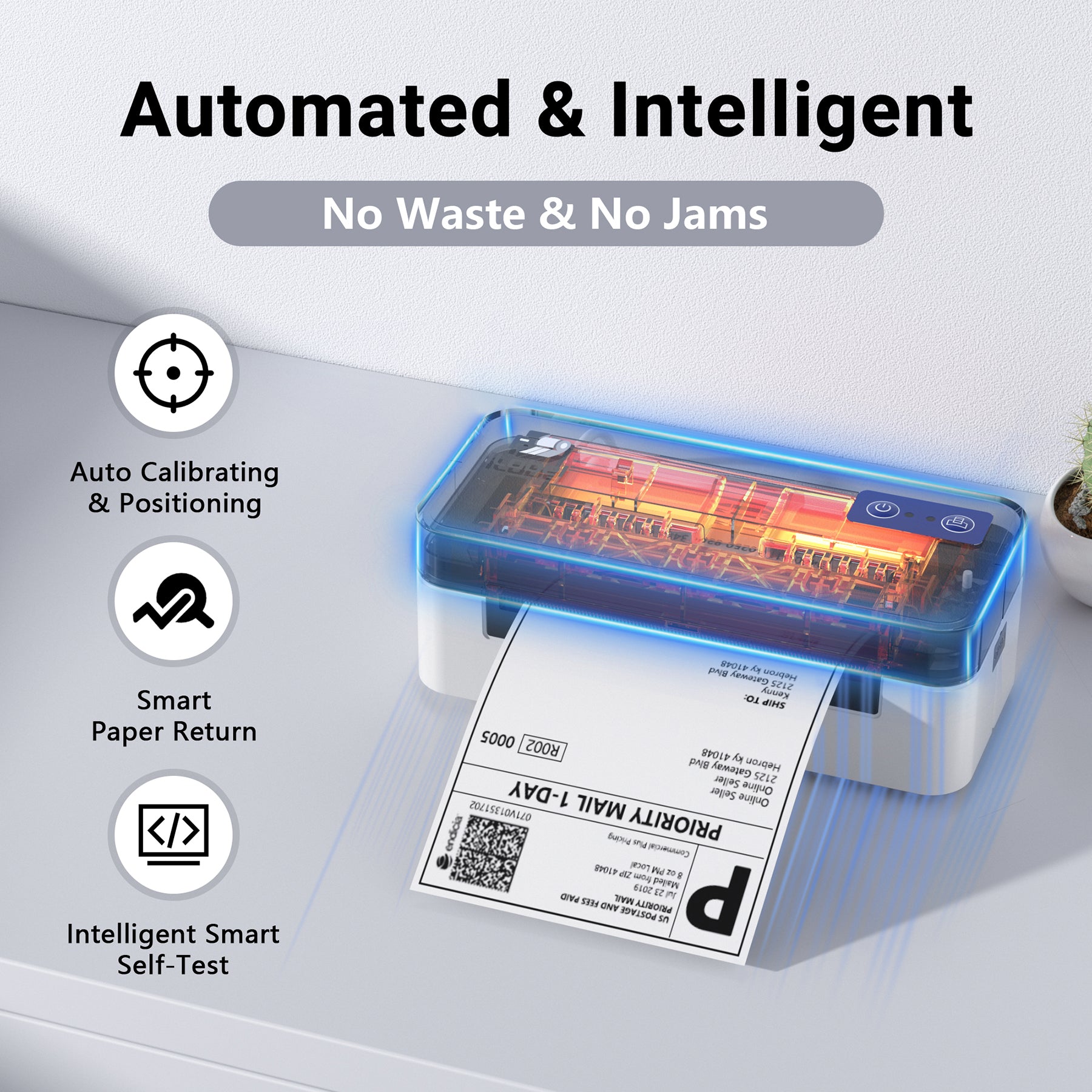 4x6 Thermal Shipping Label Printer Bluetooth Wireless – BETCKEY Label