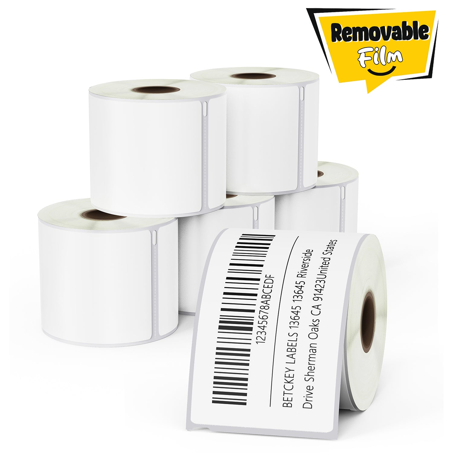 Dymo 30256 Removable Film Waterproof Shipping Labels 2-5/16” x 4 ...