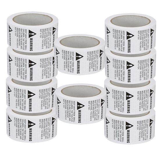 2" X 2" Keep Away from Small Children Suffocation Warning Label Sticke ...