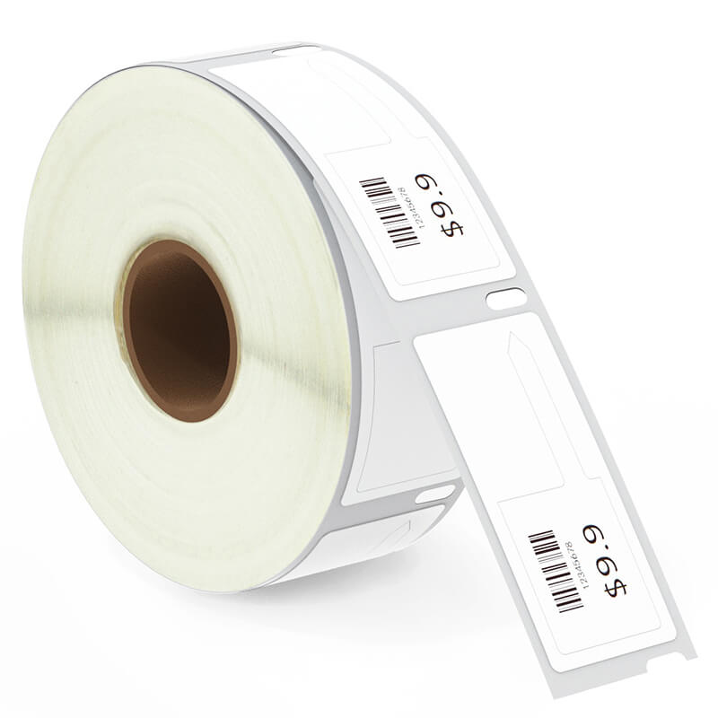 Dymo 30373 Compatible Price Tag Rat Tail Film Labels 7/8" x 15/16 ...